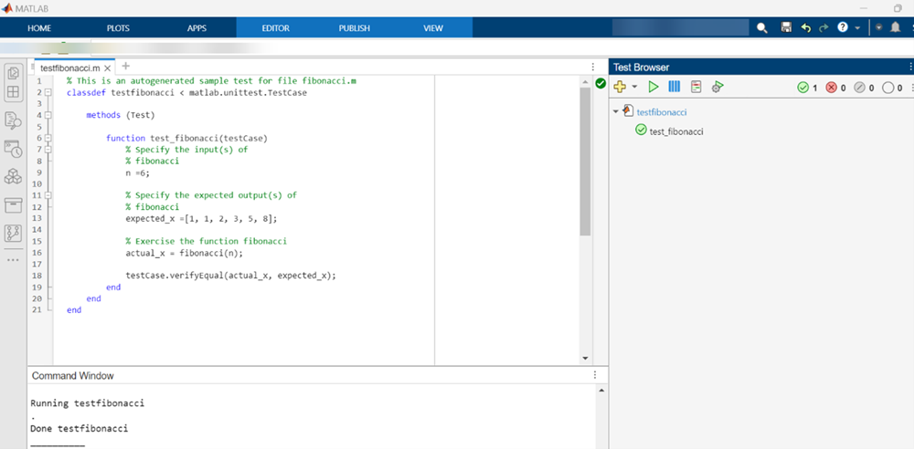 Introducción a la prueba unitaria - MATLAB & Simulink