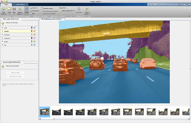 Segmentación semántica - MATLAB & Simulink