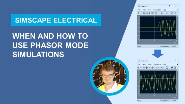 Simscape Electrical Modeling Practices for Fast Simulation - MATLAB & Simulink