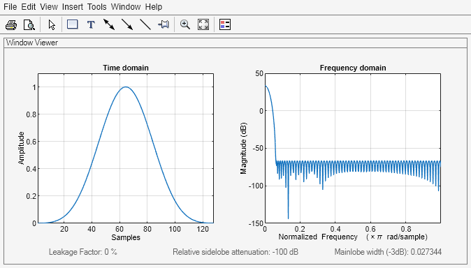 sigwin - Signal processing window object - MATLAB - MathWorks América Latina