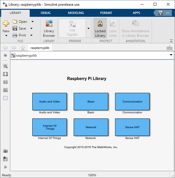 Open Block Library for Raspberry Pi Hardware - MATLAB & Simulink
