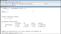 Regression in MATLAB - MATLAB